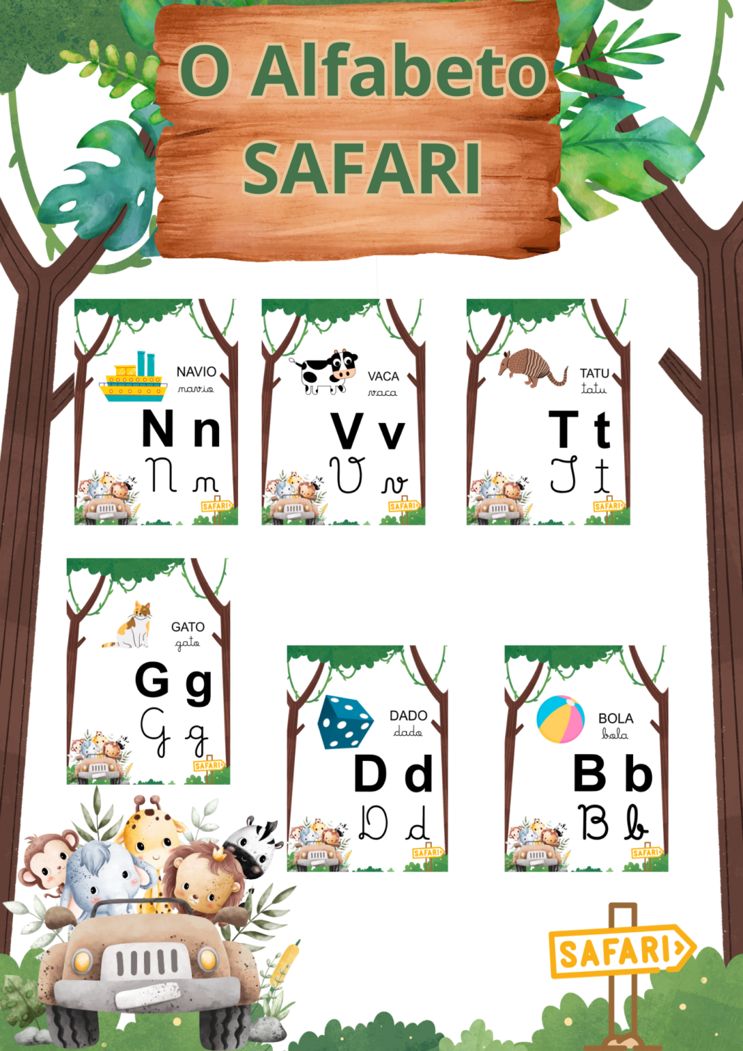 Alfabeto | Cantinho do EVA