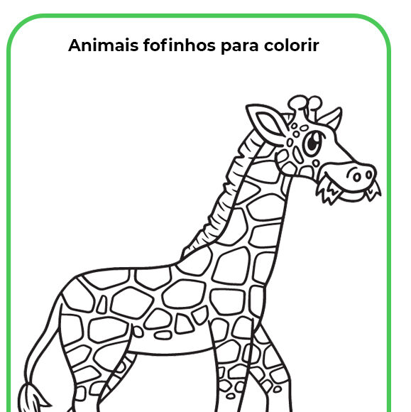 18 Animais Fofinhos para Colorir | Cantinho do EVA