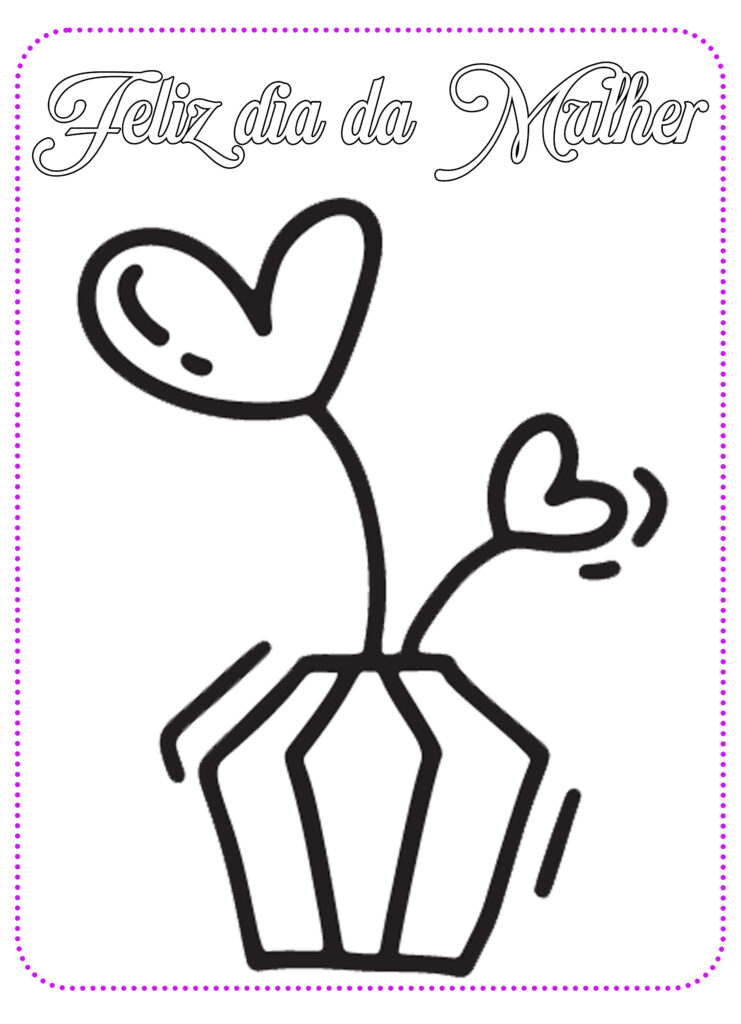 5 Desenhos para colorir Dia da Mulher | Cantinho do EVA